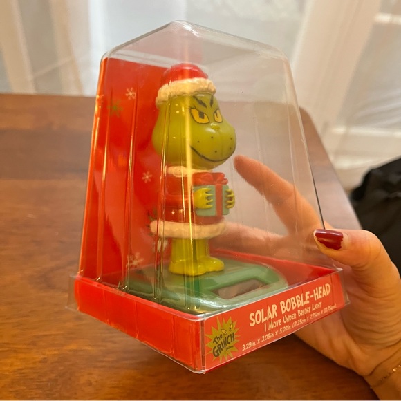 Dr. Seuss | Holiday | New In Box Dr Seuss The Grinch Solar Bobble Head ...
